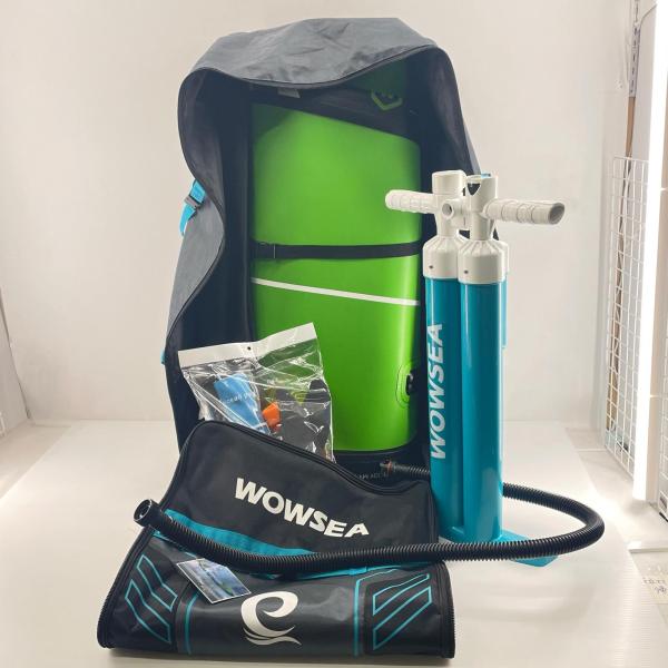 【商品名】マリンスポーツ SUP 【程度】未使用品【モデル】Flyfish F2【付属品】画像参照【計測サイズ】・約W約48 x H約95 x D約42(cm)バックパック収納時の計測になります。   【コンディション詳細】Wowsea　サ...