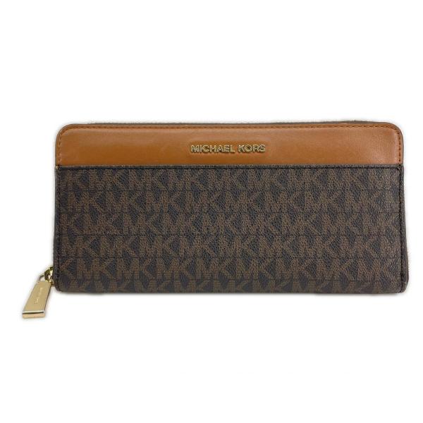 【ブランド】Michael Kors マイケルコース【商品名】財布 長財布 マイケルコース 【程度】程度B【対象】レディース【色】ブラウン【計測サイズ】・約W約21 x H約3 x D約10.2(cm)【コンディション詳細】MichaelK...