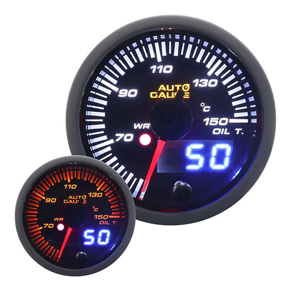 52mmサイズのAUTOGAUGE 599シリーズの油温計は、防水コネクターを採用し、耐久性と信頼性を両立したモデルです。25LEDを備えたダイヤルは優れた視認性を実現し、スモークレンズとホワイト＆アンバーLEDの組み合わせにより、昼夜を問...