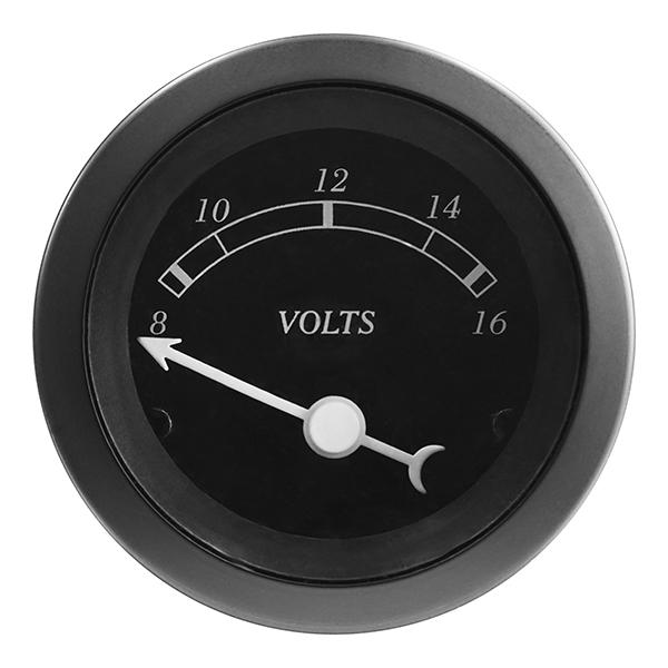 AUTO GAUGE（オートゲージ）AMシリーズの52mm電圧計は、シンプルで視認性に優れたクラシックデザインを採用した定番モデルです。8〜16Vの電圧を正確に表示し、バッテリー状態や電装負荷の確認に最適。昼夜問わず読み取りやすい針と文字盤...