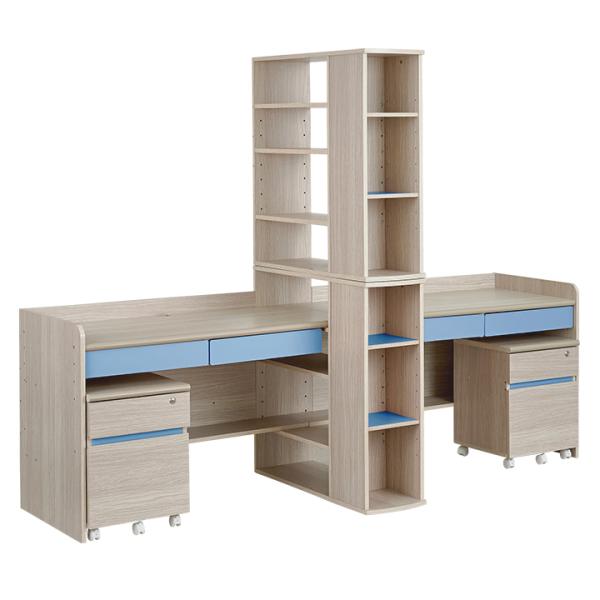 ※この商品はお客様組立となります。■サイズツインデスク時：W244.5 x D87.5 x H180.5cmデスク単体時：W136.5 x D87.5 x H90.5cmワゴン：W41 x D40.5 x H54cm(キャスター込)■材質本...