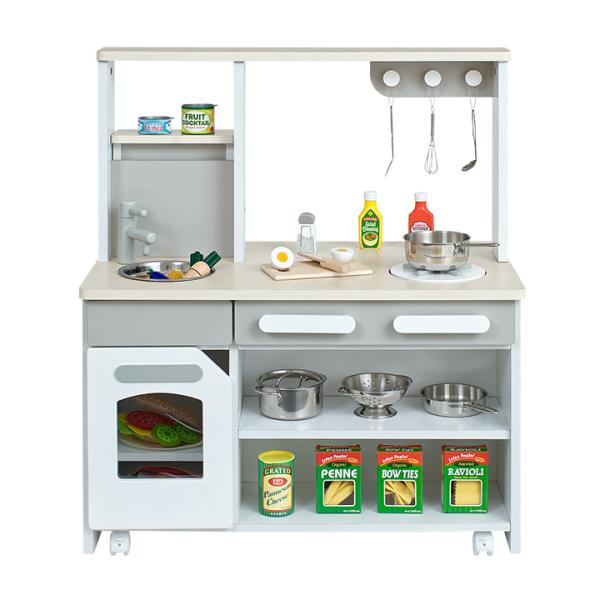 ●ご注意◎お客様組み立て品になります。◎組み立て時お子様が部品等を誤飲しないよう注意してください。◎調理器具、食べ物のおもちゃやトレー等は付属しておりません。必ず内容物をお確かめの上ご購入ください。■内容物本体・シンク用ボウル・レジスターシ...