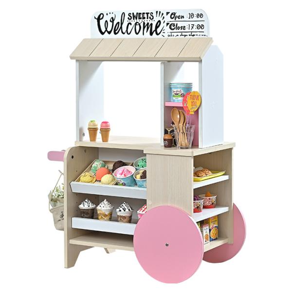 ※おもちゃ等は付属していません。必ずセット内容をお確かめの上ご購入ください。※こちらの商品はお客様組み立てとなります。※車輪は動きません■サイズ全体：W72 x D40 x H103cm■材質本体：パーチクルボード、シート張り、MDF■カラ...