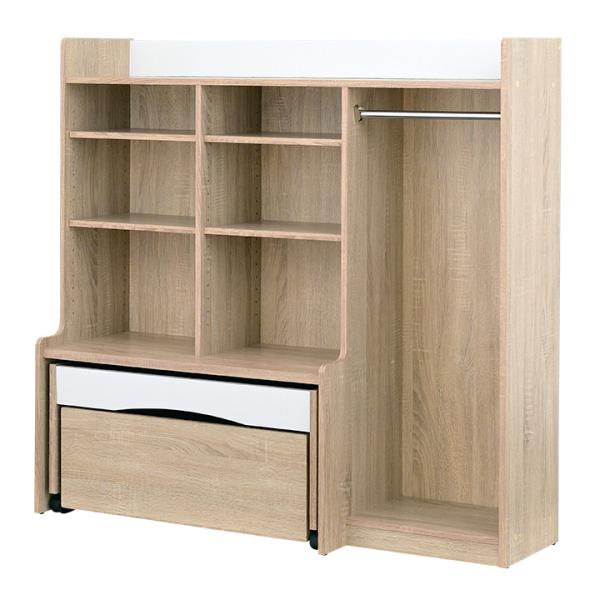 ※この商品はお客様組立となります。※組み立て方や若干の個体差によって、表記サイズと完成形のサイズに多少の誤差が生じる場合がございます。予めご了承ください。■サイズラック：W123 x D40 x H119cmデスク：W76.5 x D36....