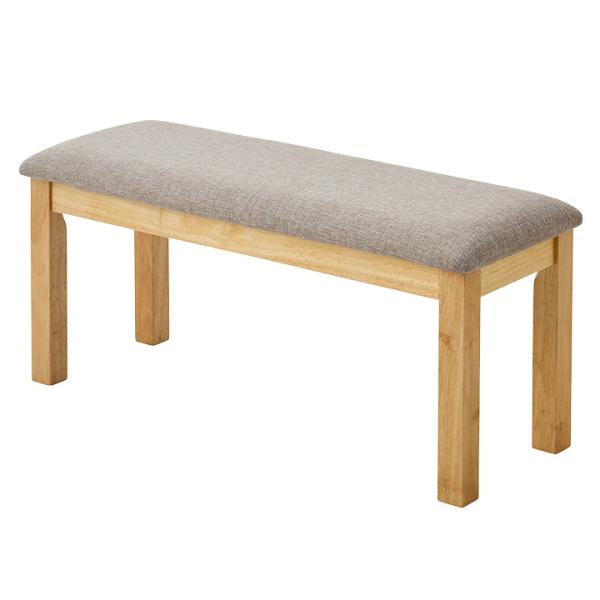 ※こちらの商品はお客様組み立てとなります。※こちらはベンチ単品の販売ページです。テーブル、チェア等は別売りとなります。■サイズ全体：W96 x D36 x H43cm■材質材質：ラバーウッド無垢材塗装：ラッカー塗装クッション材：ウレタンフォ...