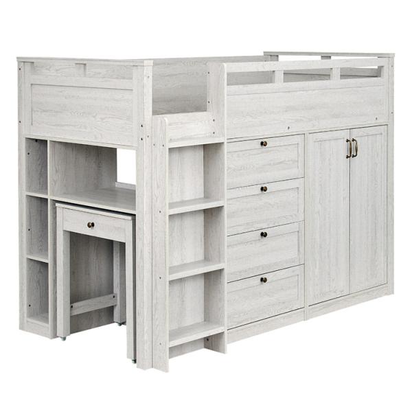 ※こちらの商品はお客様組み立てとなります。※組み立て方や若干の個体差によって、表記サイズと完成形のサイズに多少の誤差が生じる場合がございます。※こちらの商品はべッド本体のみの販売となります。マットレスは付属しておりません。■サイズ全体：W2...