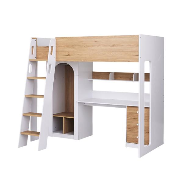 ※お客様組み立てとなります。※組み立て方や個体差によりサイズに多少の誤差が生じる場合がございます。※ベッドのみの販売となります。※はしごの位置は固定となります。※ベッドの上で激しく動く、急激な力を加える、飛び跳ねるなどの行為はお控えください...