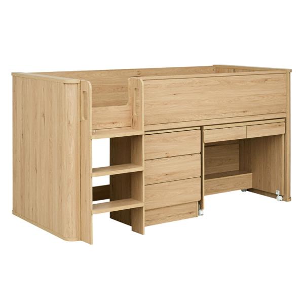 ※こちらの商品はお客様組み立てとなります。※組み立て方や若干の個体差によって、表記サイズと完成形のサイズに多少の誤差が生じる場合がございます。予めご了承ください。※こちらの商品はベッド本体のみの販売となります。マットレスは付属しておりません...