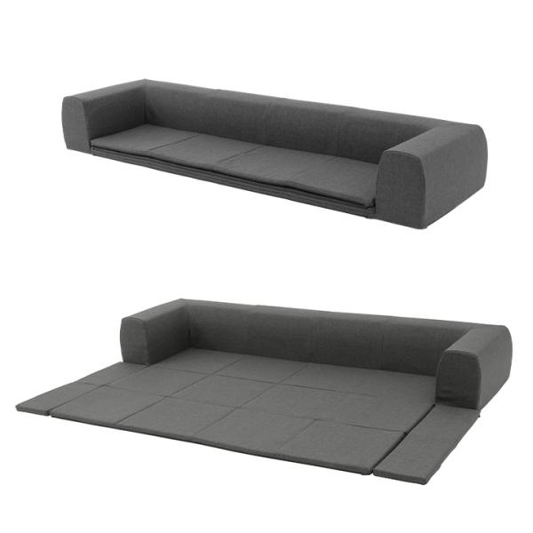 ■サイズソファ時：W250 × D76 × H34.5cmマット時：W250 × D174 × H34.5cm座面厚さ：約3cm■材質材質：ウレタン生地：ポリエステル100%■カラー●ダリアンブラウン・レッド●テクノベージュ・ブラウン●デニ...