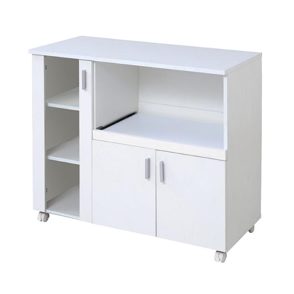 ※お客様組み立てとなります。■サイズ全体：W90 x D42.5 x H80cm■材質本体：プリント紙化粧合板天板・スライド部：合成樹脂化粧パーティクルボード(塩化ビニル樹脂)ガラス：4mm厚強化ガラス■送料関東〜九州：送料無料東北：480...