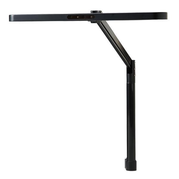 ■サイズ470(セード幅) x L320(上アーム長) x L340(下アーム長)mm製品重量：1.2kg(ACアダプタ含む)コード長：約2.3m(中間ACアダプタ)/0.8m(ブラック)■光源LED（昼白色/電球色）演色性Ra＝約85■主...