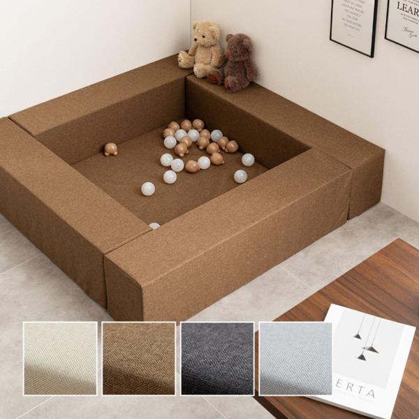 ■サイズブロック：約W100 x D20 x H24cmマット：約W80 x D80 x H2cm■材質側生地：ポリエステル　裏面は不織布(滑り止め付き)中材：ポリエチレン■セット内容ブロック4個・マット1枚・ワンタッチテープ4枚■カラーベ...