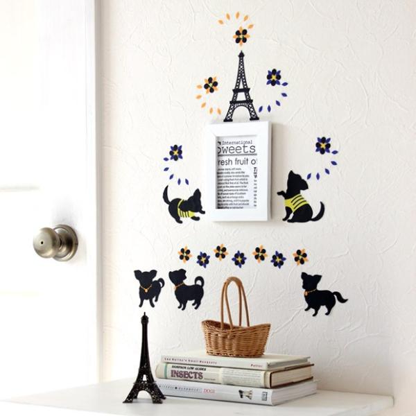 貼ってはがせるウォールステッカー＆ガラス専用ステッカー ハウスジーダ愛らしい動物たちのウォールステッカーです。裏面からも柄が楽しめるタイプなので窓ガラスに貼れば、外からも柄を楽しんでいただけます。壁や窓に貼るだけなので、賃貸物件にお住まいの...