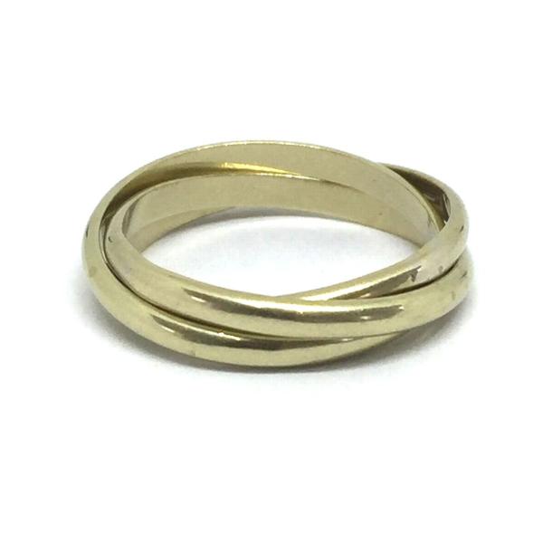 安心の日本製甲丸線の手作り3連リング日本製素材:真鍮 巾2mm×厚1mm 甲丸線（無垢製品、メッキしておりません。）リング寸法 幅:約2.7mm 厚:約3mmサイズ:9号、11号、13号、15号コーティング無しの素材そのまま無垢商品です。真...