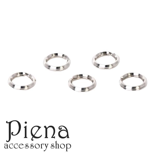 シルバー925 二重カン レディース メンズ 7.2mm 5個 接続金具 丸環 マルカン ハンドメイド DIY 手作り 接続パーツ 金属アレルギー対応 素材シルバー925製サイズ直径7.2mm厚み1mm内径5.2mmあると便利な2重丸カンハ...