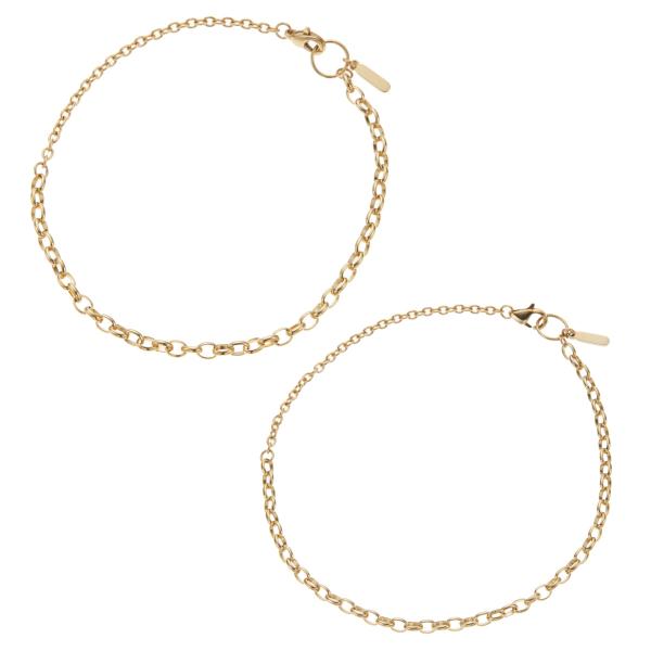 素材サージカルステンレス316Lサイズレディースチェーン長さ:(ブレスレット)最長約19cmチェーン長さ:(アンクレット)最長約23cmメンズチェーン長さ:(ブレスレット)最長約21cmチェーン長さ:(アンクレット)最長約26cmチェーン太...