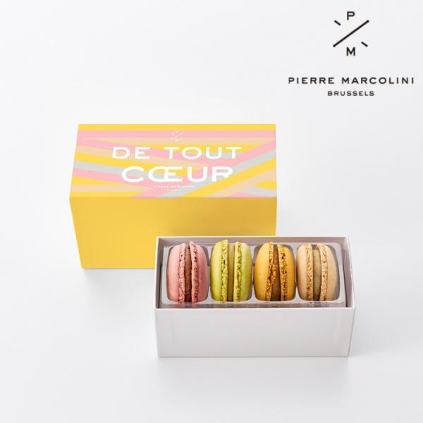 ヨーロッパの伝統菓子に、ピエール マルコリーニのセンスとこだわりを掛け合わせて完成されたマカロン。サクサクした生地の歯応え、滑らかなガナッシュやクリームの風味をお楽しみください。【内容】ピエール マルコリーニ、キャラメル ブール サレ、ヴァ...