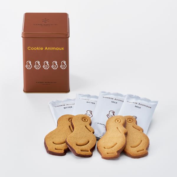 人気のチョコレート「アニモ キャラメル」のアヒルをモチーフにしたクッキーを詰め合わせました。キャラメルを混ぜ込み香ばしく焼き上げビターチョコレートでコーティングした「ビター」と、バタークッキーをまろやかなミルクチョコレートでコーティングした...