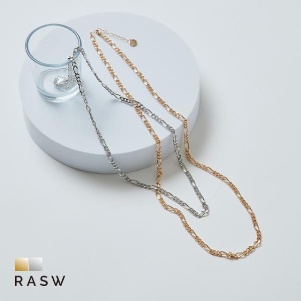 アプリでご覧のお客様へアイテムサイズなどの詳細情報は すべて見る よりご覧ください。商品名RASW アクセントチェーンネックレス商品説明シンプルながらもアクセントにオススメRASW アクセントチェーンネックレスミドルデザインの為、重厚感のあ...