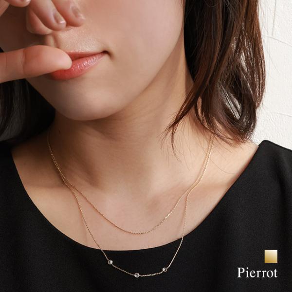 アプリでご覧のお客様へアイテムサイズなどの詳細情報は すべて見る よりご覧ください。商品名ストーン2連ネックレス商品説明大人シンプルを彩る ストーン2連ネックレスメタル部分はツヤコーティング加工にすることで上品な印象に。ガラスストーンを使用...