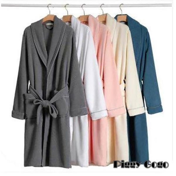 ◆素材：ポリエステルバスローブ ルームウェア メンズ レディース 男女兼用 春夏秋 ロング丈 ガウン パジャマ 部屋着 ペア カップル 大きいサイズ 部屋着 寝巻き お風呂上がり 単品一点●輸送上の都合上、商品に多少の傷、汚れ等が付く場合が...