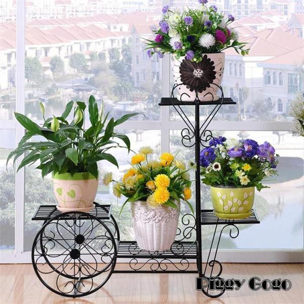 ★色：ホワイト、ブラック。★サイズ：約XY1401小号-59.5*20*56.5cmXY1401中号-68*24*68cmXY1401大号-76*26*69cm「古典、レトロなスタイルのフラワースタンド」ベージュや茶色の家具の色合いと組み合...