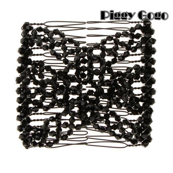 説明:材質:合金.アクリルビーズサイズ:9 x 8cm / 3.5 x 3.1in強力な弾性ビーズチェーンで接続されたダブルヘアコームは.長くて巻き毛の太い髪を保持するのに最適です抜け落ちたり.ヘアクリップが折れたり.髪を傷つけたりする心配...