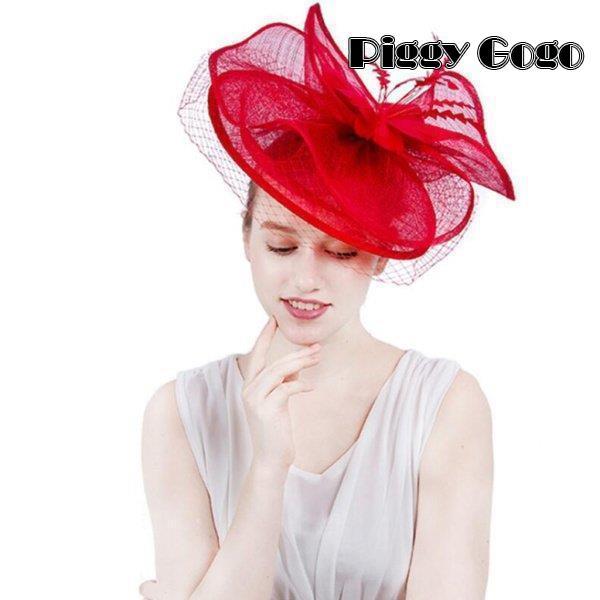 説明:ビンテージスタイル.軽量.そして流行の帽子ワンサイズで簡単に装着可能ファッションルックに最適なシンプルでエレガントなデザイン.すべての成人女性にフィット写真撮影.コスチュームパーティー.ブライダルパーティー.結婚式.教会.カクテルパー...