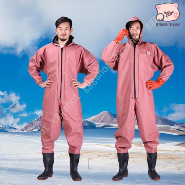 【素材】PVC?【適用場所】海?川?池?湖などあらゆるフィールドで活躍するハイチェストウェーダーです。腰まで防水なので工場作業?漁業作業?農作業?水産業にもおすすめ。【防水デザイン】素材は厚手のPVCで傷つきにくく、水の侵入はもちろん外気か...