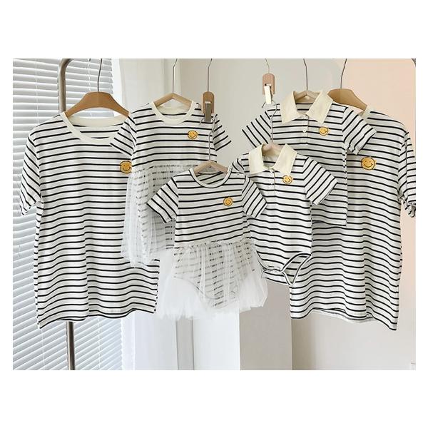 リンクコーデや子供とお揃いコーデが楽しい?程よいオーバーサイズでシンプルながらファッション感たっぷり！着心地も快適。家族揃いで幸せ感たっぷり！家族旅行、撮影、運動会、お出かけに注目されるに間違いなし。結婚記念日、誕生日、お祭り、イベントなど...