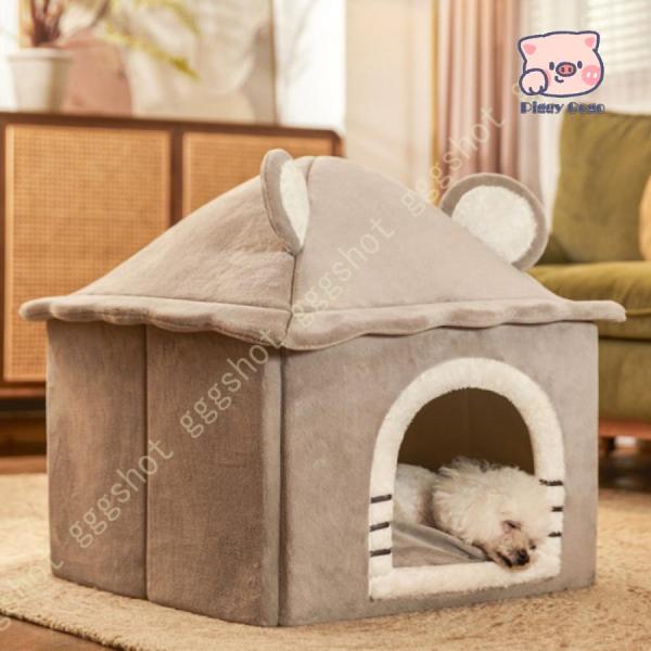 ペットのための理想的な感謝祭とクリスマスギフト。●ネコちゃんや小型犬におすすめの通年タイプのベッドです。過ごしやすい季節から真冬まで、お好みに合わせてお使いいただけます。●オックスフォード布の底に滑り止めの粒子を採用して、耐磨耗性に優れてお...