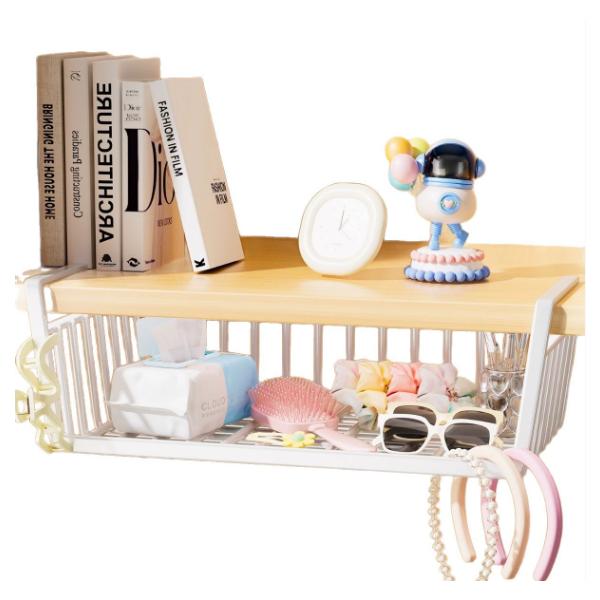 工具不要の簡単設置＆省スペース♪戸棚吊り下げタイプのキッチンラックです。キッチンペーパー・タオル・ラップ・布巾・お皿などの小物収納に◎【サイズについて】画像をご参照ください。【素材について】合金【カラーについて】生産ロットにより柄の出方や色...