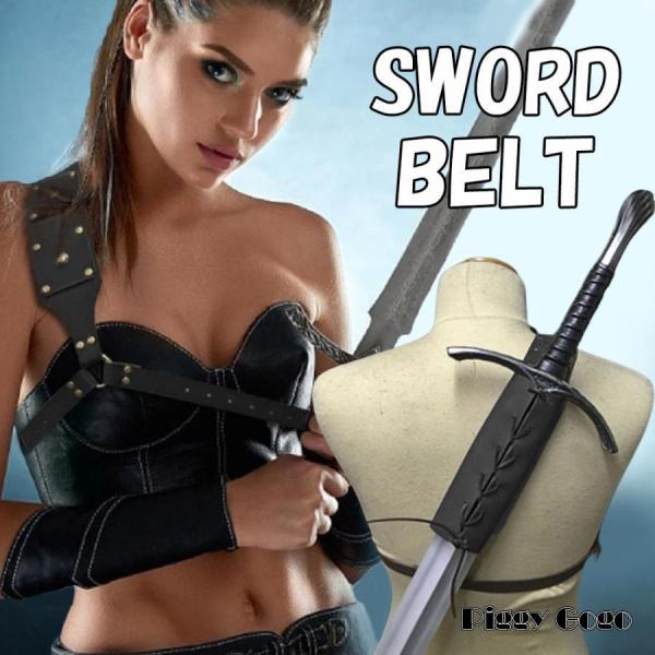 ・ホルダー部分：幅約5.5cm×長さ約28cm・推奨身長：約110cm〜190cm(調整可)・推奨体重?約100kg以下・刀差し込み口：幅約5cm×厚さ約2cm・素材?PUレザー※平置き採寸のため多少の誤差が生じます。予めご了承ください※こ...