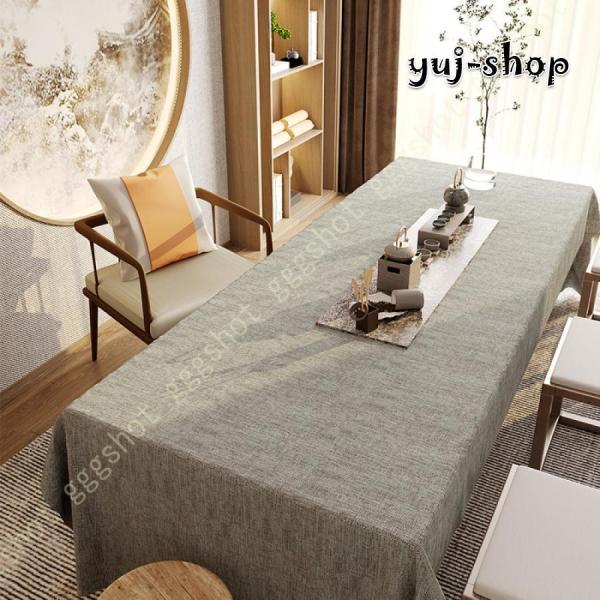 ◎仕様：素材：綿麻長方形テーブルに適したサイズ:130*160cm 130*180cm 130*200cm 130*220cm 130*240cm 130*260cm 130*300cm 180*260cm 180*300cm 200*35...