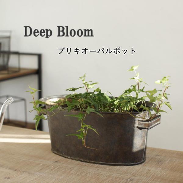 ●Deep Bloom ブリキオーバルポット●ヴィンテージ感が漂い使うほどに味わいの増すブリキのバケツです。●植物やお花を飾るだけでなく、小物入れとして使っても存在感を放つ空間を演出できます。●置くだけでも絵になるガーデンの必需品です。▼サ...
