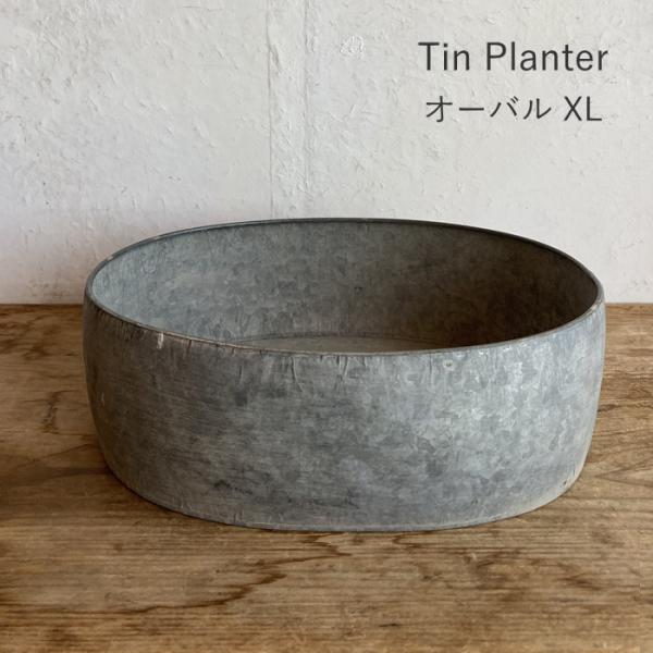 ●ブリキプランター オーバル XLサイズ●ナチュラルで素朴な風合いが魅力のブリキプランター。グリーンやハーブの寄せ植えに最適。●穴ありで直接植え込みができます。また、PVCポットも付いているので鉢カバーやガーデニンググッズの収納にもおすすめ...