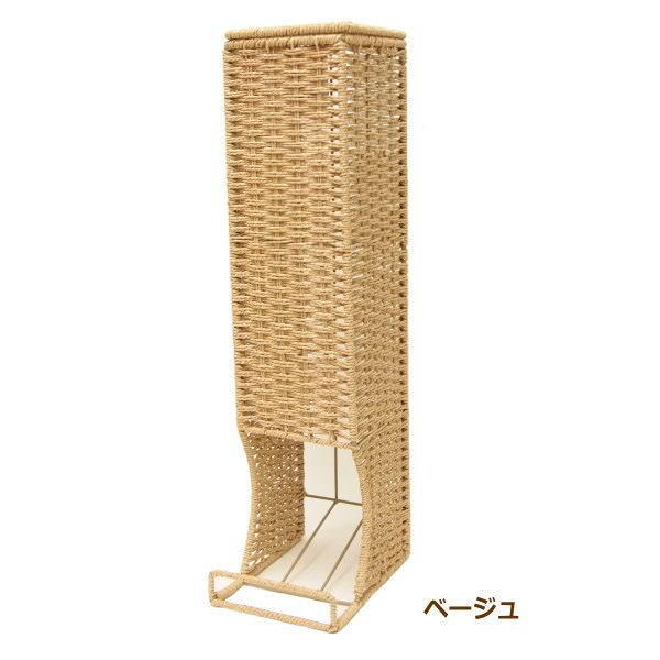 ●トイレットペーパーラック ベージュ●わずかなスペースにコンパクトに収まるトイレットペーパー収納ラック。●上部からトイレットペーパーを補充し、下部から引き出すように取り出します。6ロール収納可能です。●ペーパー素材で一つずつ手作りならではの...