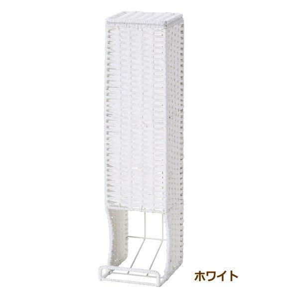 ●トイレットペーパーラック ホワイト●わずかなスペースにコンパクトに収まるトイレットペーパー収納ラック。●上部からトイレットペーパーを補充し、下部から引き出すように取り出します。6ロール収納可能です。●ペーパー素材で一つずつ手作りならではの...