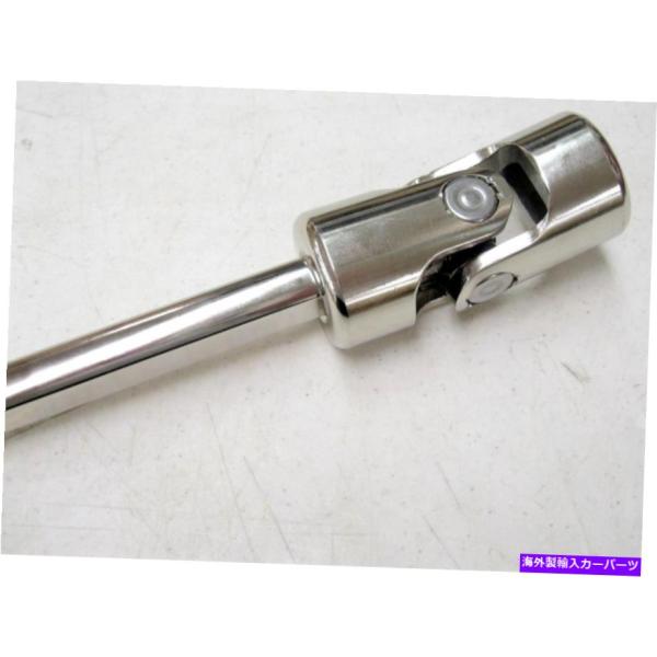 Steering Shaft 36 "長い3/4" DD磨かれたステアリングシャフト +フォードマニュアル9/16-26 x 3/4 "DD U-JOING 36" Long 3/4" DD Polished Steering Shaft ...