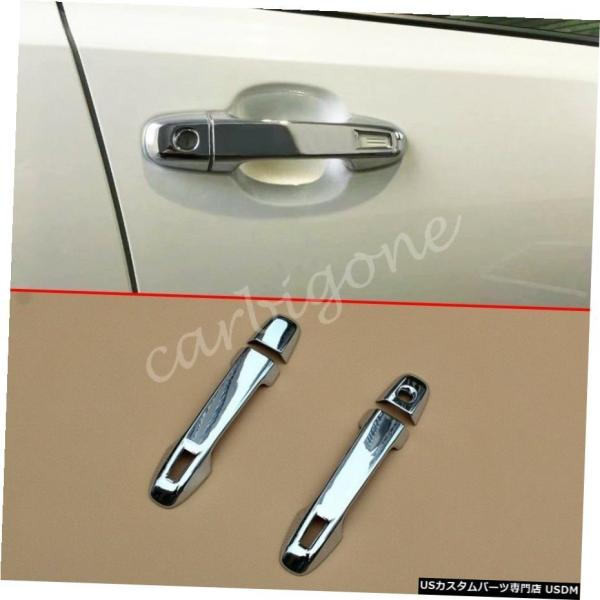 クロームメッキ トヨタCHRC-HR 2017-2020アクセサリー用クロームドアハンドルカバーオーバーレイトリム Chrome Door Handle Cover Overlay Trims For Toyota CHR C-HR 201...