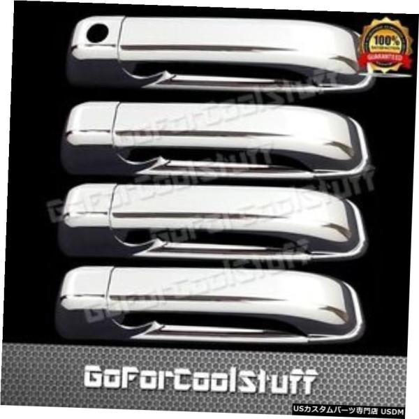 クロームメッキ  For Jeep 05-11 Commander4Drs Handle W/O Pskh Chrome Covers