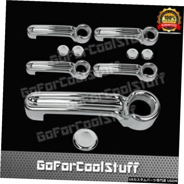 クロームメッキ  For Jeep 2008-12 Liberty Chrome 4 Door Handle W/o Pskh+ Trunk Tailgate Cover