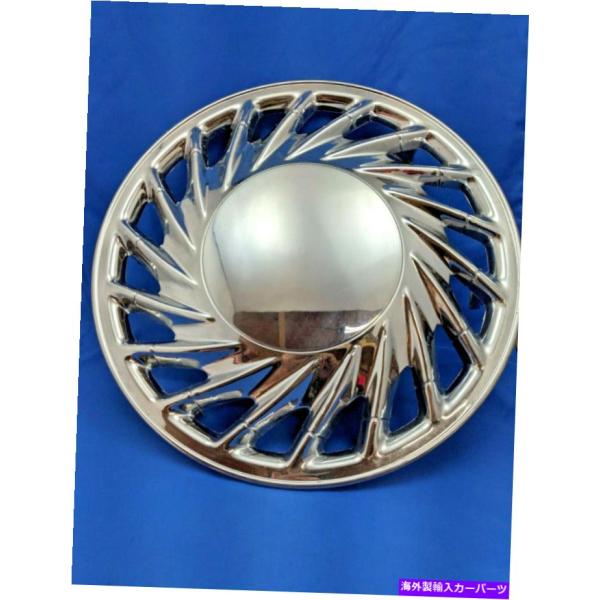 Wheel Covers Set of 4 4、12" クローム仕上げホイールスキン、アナルシミュレータ、ハブキャップ、カバー、新のセット Set of 4, 12" Chrome Finish Wheel Skins, Rim Simul...