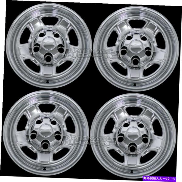 Wheel Covers Set of 4 4フィットDodge Dakotaで05から2011クローム16" ホイールスキンハブは、シミュレータ・リムカバーキャップ 4 fit Dodge Dakota 05-2011 Chrome 16...