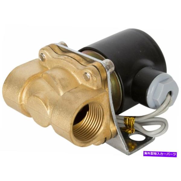 Train Horn 1CT HornBlasters真鍮電車ホーンエアバルブソレノイド - 3/4" NPTポート12ボルト 1ct HornBlasters Brass Train Horn Air Valve Solenoid - 3...