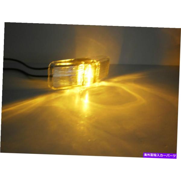 Side Marker Tecniqアンバー/クリアLEDクリアランスサイドマーカーライトの1x4キャンピングカー/トレーラーUSA Tecniq Amber/Clear LED Clearance Side Marker Light 1x...