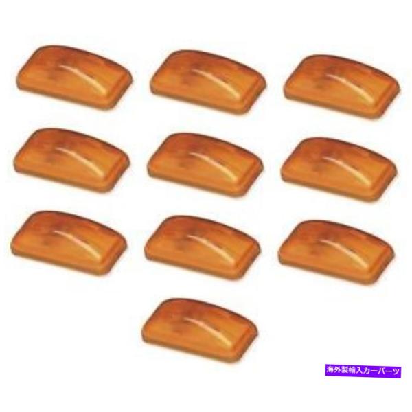 Side Marker グロートインダストリーズ46413サイドマーカーライトユニバーサルフラットマウント10 PACK Grote Industries 46413 Side Marker Light Universal flat Mou...