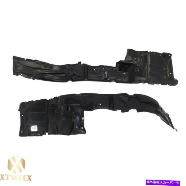 Splash Shield 00-05三菱エクリプス放置+右サイドフェンダーライナースプラッシュシールドペアセット Left+Right Side Fender Liner Splash Shield Pair Set For 00-05 ...