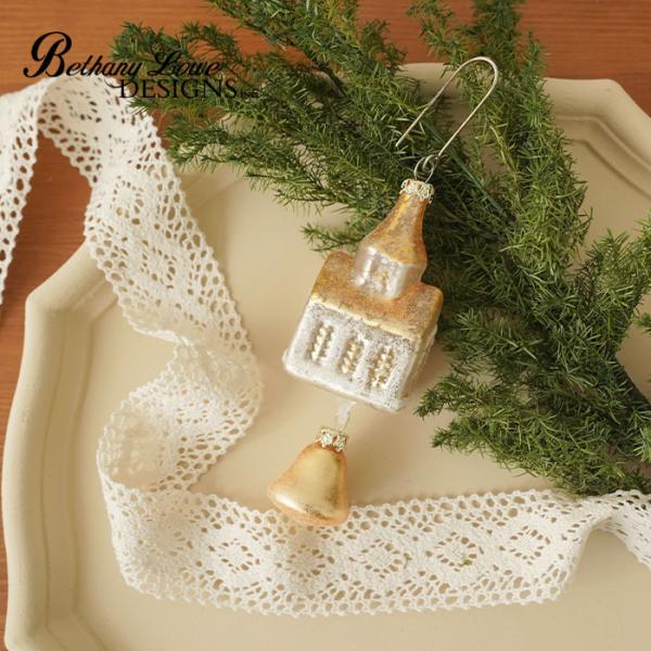 教会のモチーフオーナメントですBethany Lowe Designs ,ベサニー・ロウ・デザインズ ,クリスマスツリー ,クリスマスイルミネーション ,クリスマス雑貨 ,デコレーション ,クリスマス ,クリスマスツリー ,christma...