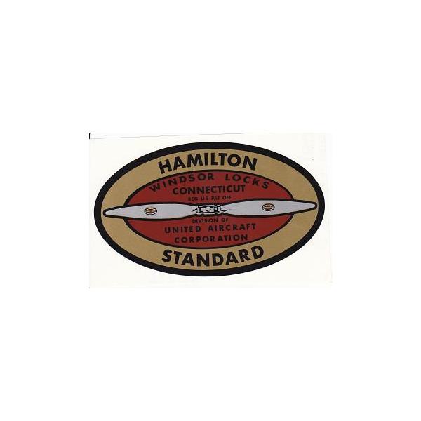 アメリカ輸入品有名なプロペラメーカーのデカル。左右に貼り付けるため２枚一組。Hamilton 　サイズ：高さ8.2cm×幅14cm 　2枚1組Hartzell　 サイズ：高さ5.9cm×幅9.2cm　2枚1組McCauley   サイズ：高...